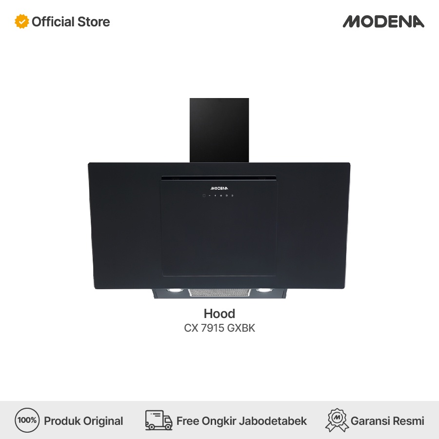 Jual MODENA Chimney Hood - CX 7915 GXBK | Shopee Indonesia