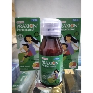Jual Praxion Forte syrup Paracetamol 250mg/ 5ml Isi 60ml / Obat Demam ...