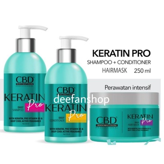 Jual CBD Color Shield / Keratin Shampoo Conditioner 250ML | Shopee ...
