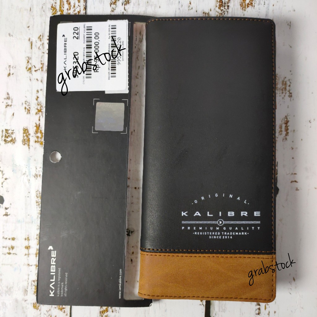 Jual Dompet Kalibre Original Wallet Black Panjang Doreng | Shopee Indonesia
