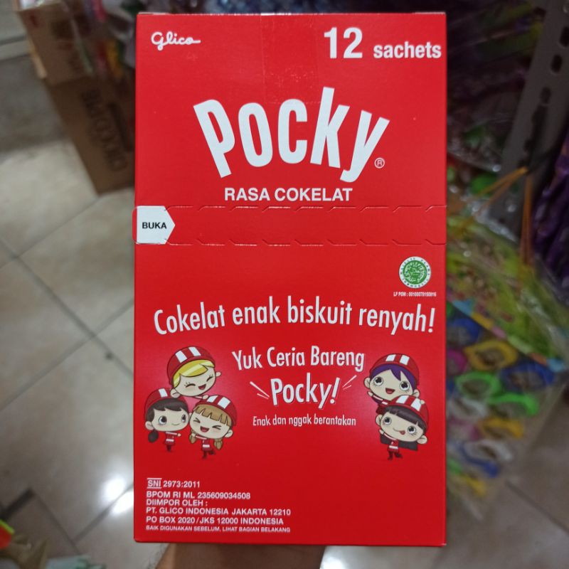 Jual Biskuit Pocky Snack Stick Rasa Cokelat 12g | Shopee Indonesia