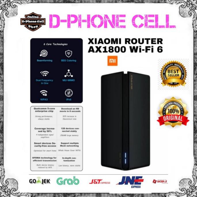 Jual Xiaomi Mi Router Ax1800 Wifi 6 Gigabit 2.4G 5Ghz 5Core Dual Band ...