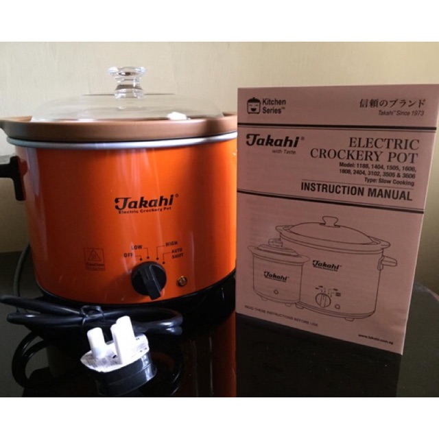 Takahi Slow Cooker Panci Tembikar Electric Untuk Mpasi 1,2liter ...