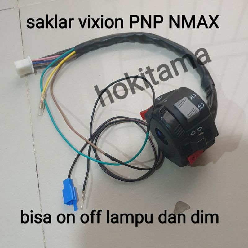 Jual saklar vixion pnp Nmax saklar kiri Nmax on off lampu dim vixion ...