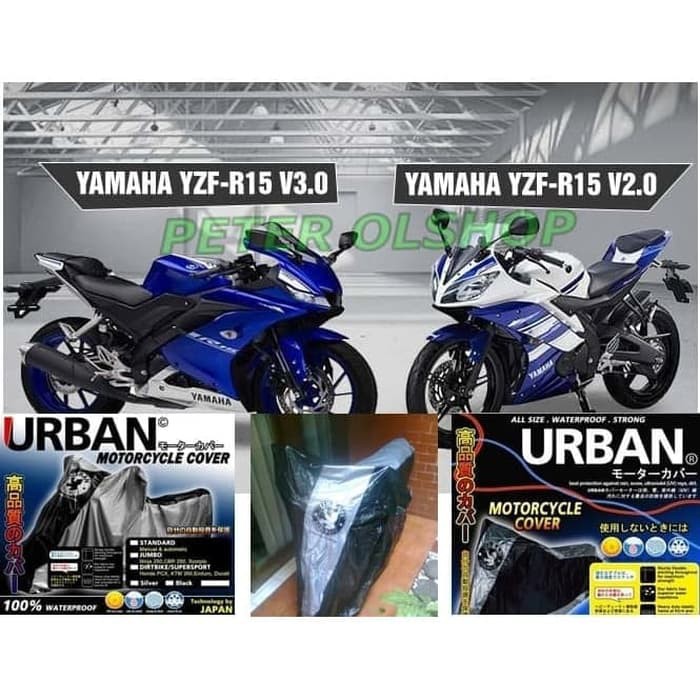 Jual Cover Motor Yamaha R15 v3 v2 / Selimut Tutup Motor R15 Original ...