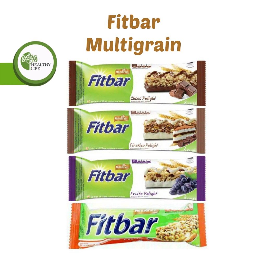 Jual Kalbe - Fitbar Multigrain Bar Sereal Snack 22gr | Shopee Indonesia