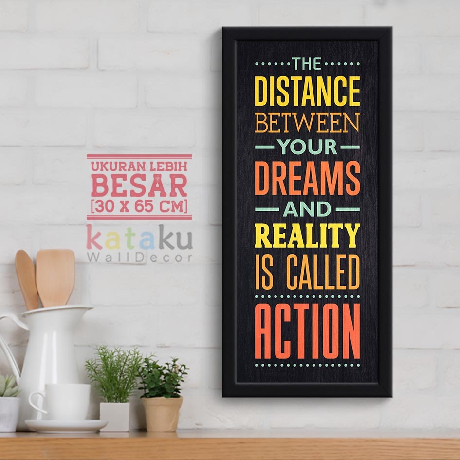 Jual Poster Motivasi Hiasan Dinding Wall Decor Quotes Dekorasi Dinding ...