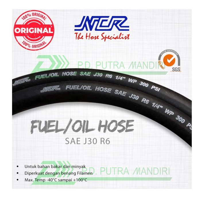 Jual Fuel Oil Hose NCR ukuran 5/32 - Selang Bensin Minyak NCR Sae J30 R6 | Shopee Indonesia