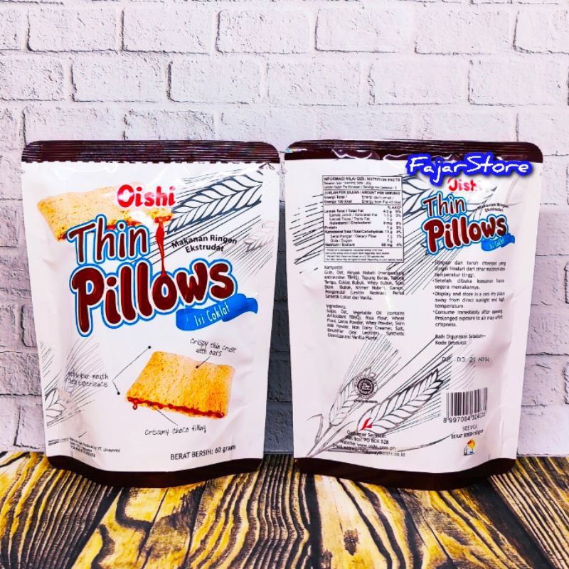Jual OISHI Thin Pillows Isi Coklat 60gr | Shopee Indonesia