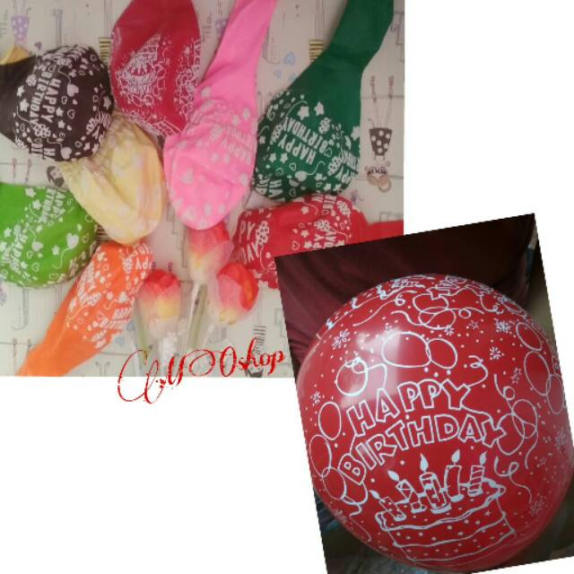 Jual Balon ultah (real pict) | Shopee Indonesia