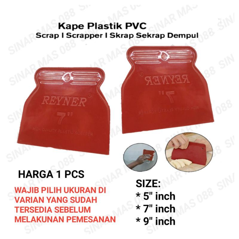 Jual Kape PVC UKURAN 5" - 7" - 9" / Kape Plastik / Skrap pvc Murah ...
