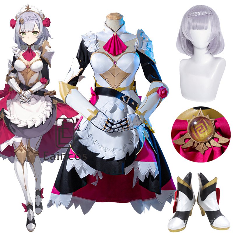 Jual Game Genshin Impact Noelle Cosplay Costume Anime Halloween ...
