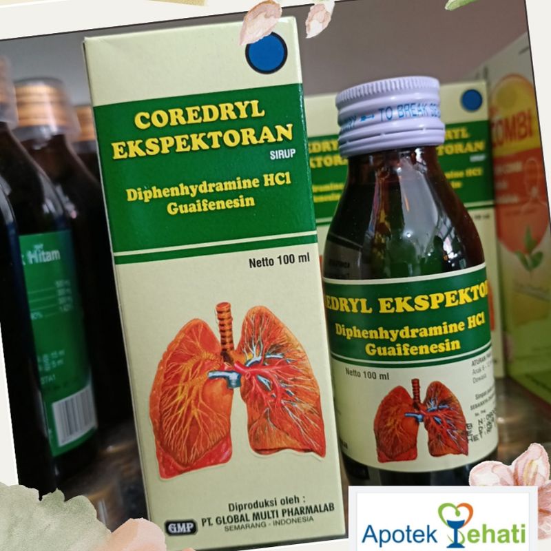 Jual COREDRYL EXPECTORANT SYRUP 100 mL | Shopee Indonesia
