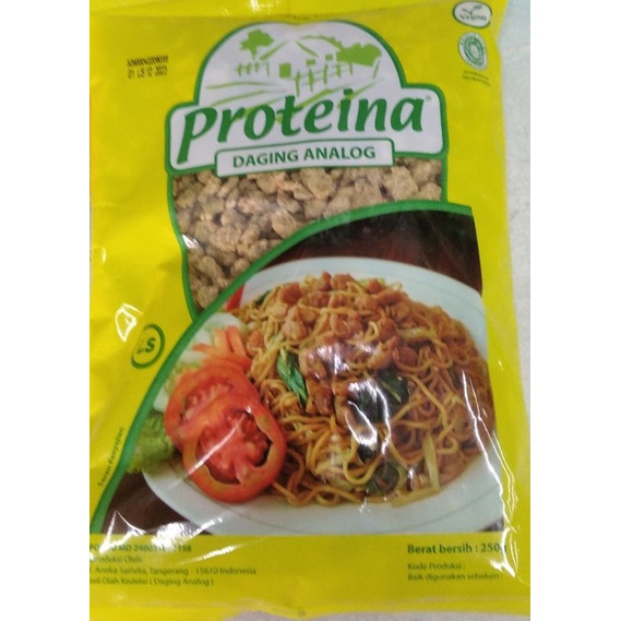Jual PROTEINA KUNING DAGING ANALOG 250GR | Shopee Indonesia