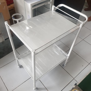 Jual Meja Troli Instrumen 2 Rak besi - Trolley 2 Susun besi | Shopee ...