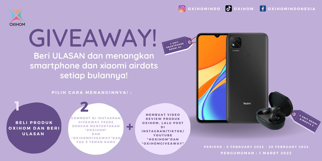 Toko Online Oxihom Official Shop | Shopee Indonesia