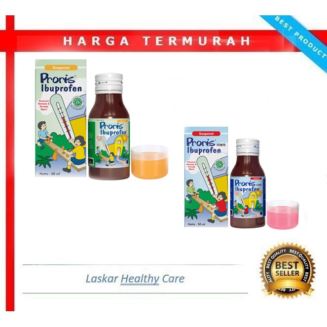 Jual Proris Suspensi 60 Ml Rasa Jeruk / Penurun Panas / Ibuprofen ...