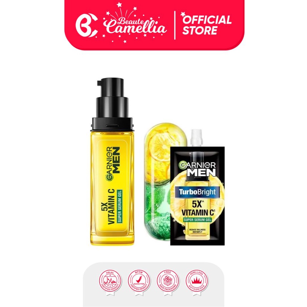 Jual Garnier Men Turbo Bright 5x Vitamin C | Shopee Indonesia