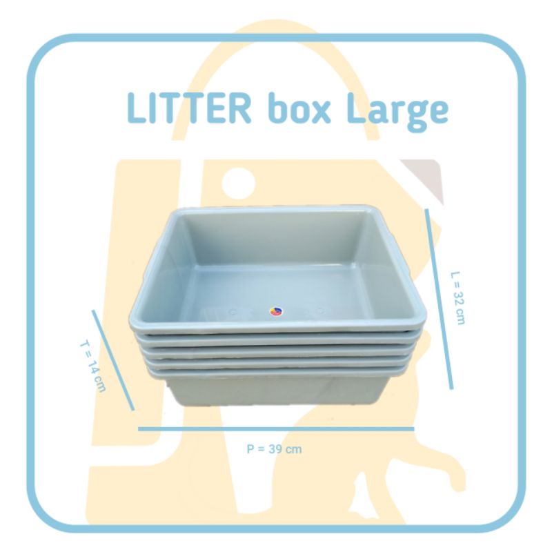 Jual Litter Box Large / Bak paair ukuran Besar | Shopee Indonesia