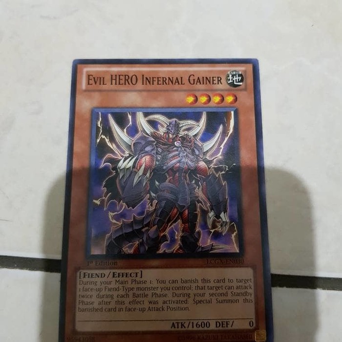 Jual kartu yugioh ori evil hero infernal gainer common | Shopee Indonesia