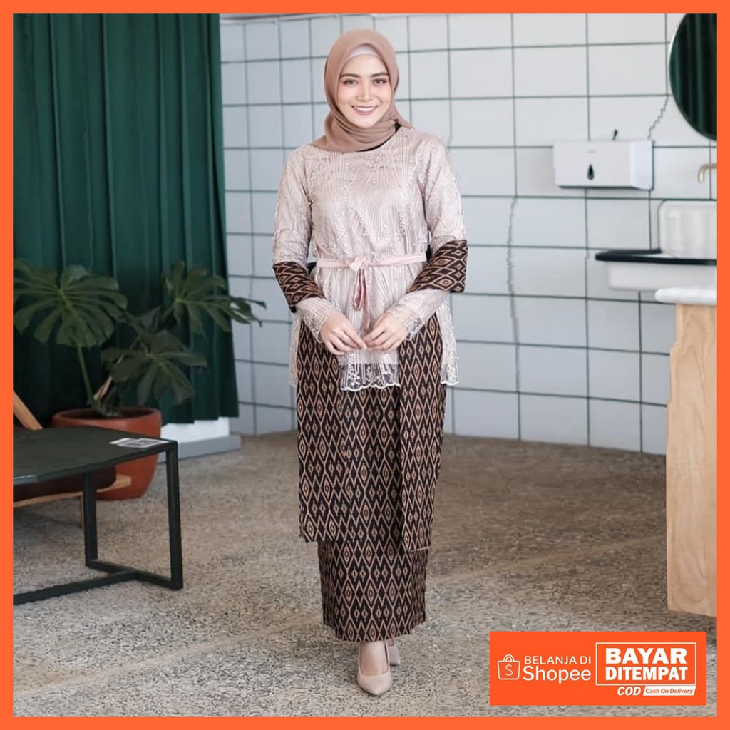 Jual Kebaya Set Rok Selendang Kebaya Kondangan Kebaya Wanita Modern ...