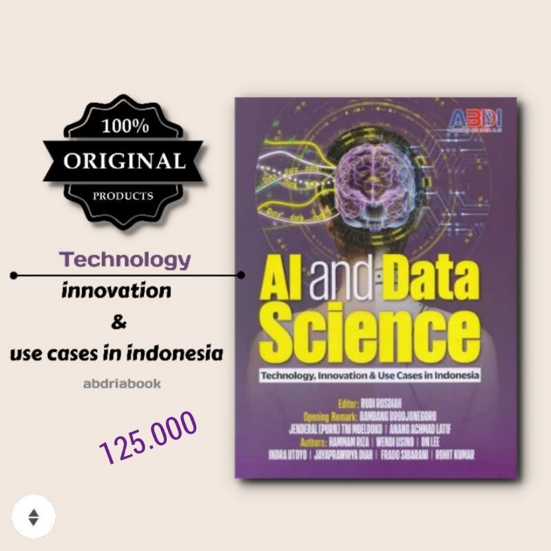 Jual Buku AI and Data Science: Technology, Innovation & Use Cases In ...