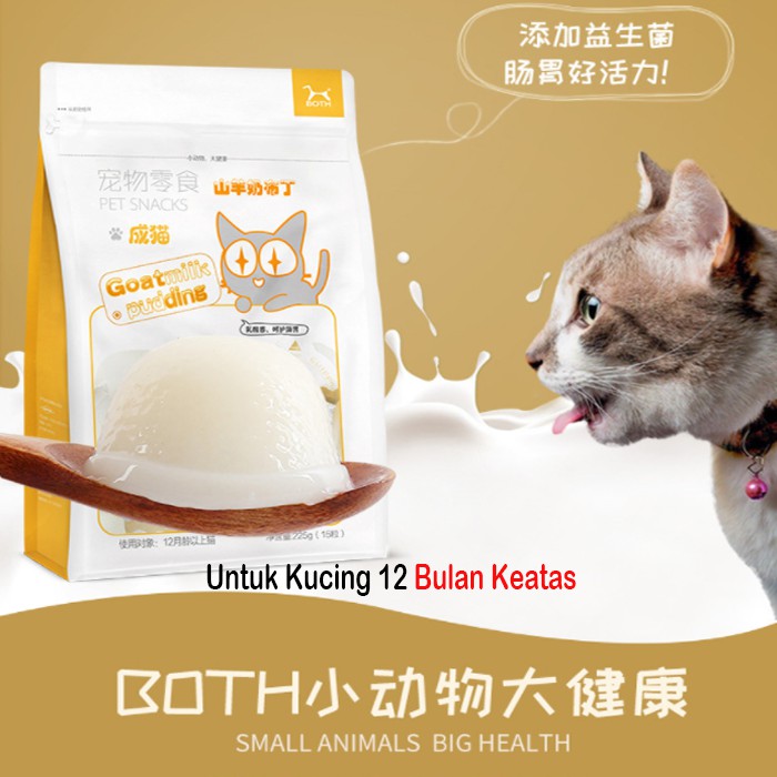 Jual Pudding Jelly Goat Milk Puding Susu Kamping Merk BOTH Original ...
