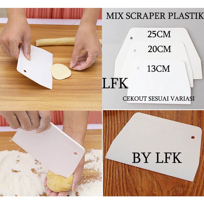 Jual PREMIUM IMPORT SCRAPER MIX SIZE POLOS ADONAN ALAT DEKORASI KUE ...