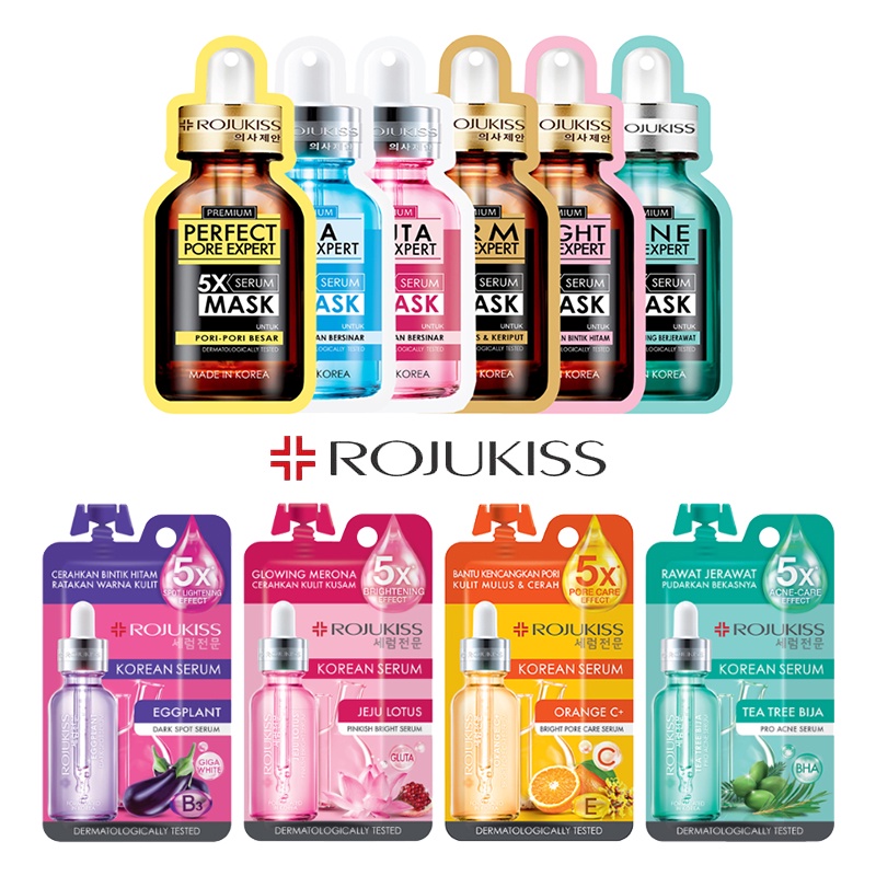 Jual (BPOM) ROJUKISS Pore Expert 5X Serum Mask - Masker Rojukiss Korean ...