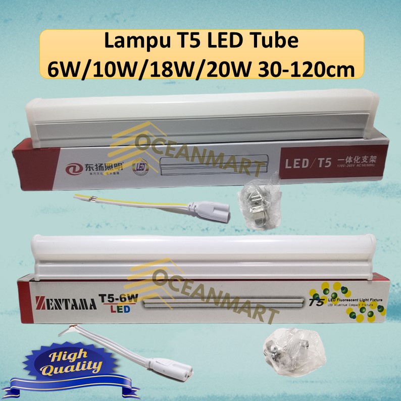 Jual Lampu TL Neon T5 LED Tube 6W/10W/18W/20W 30-120cm Tube Warna Warni | Shopee Indonesia