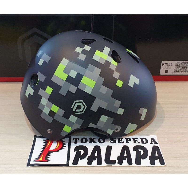 Jual HELM POLYGON SEPEDA PIXEL KEREN | Shopee Indonesia