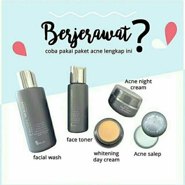 Jual Acne Series MS Glow by Cantik Skincare / Night cream acne / Paket ... Jual Acne Series MS Glow by Cantik Skincare / Night cream acne / Paket ...