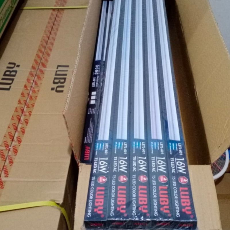 Jual TL T5 Led Luby 16W/Lampu Led Luby 16W Hijau Kuning Merah Putih ...