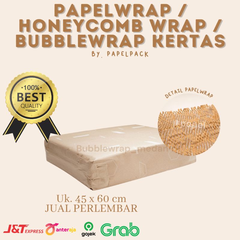 Jual [ 45x60cm per 1 lembar ] Papelwrap by Papelpack | Honeycomb ...