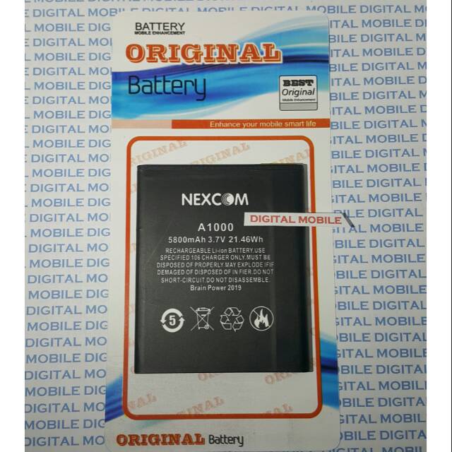 Jual BATERAI BATTREY BATREY NEXCOM A1000 S9 ORIGINAL | Shopee Indonesia