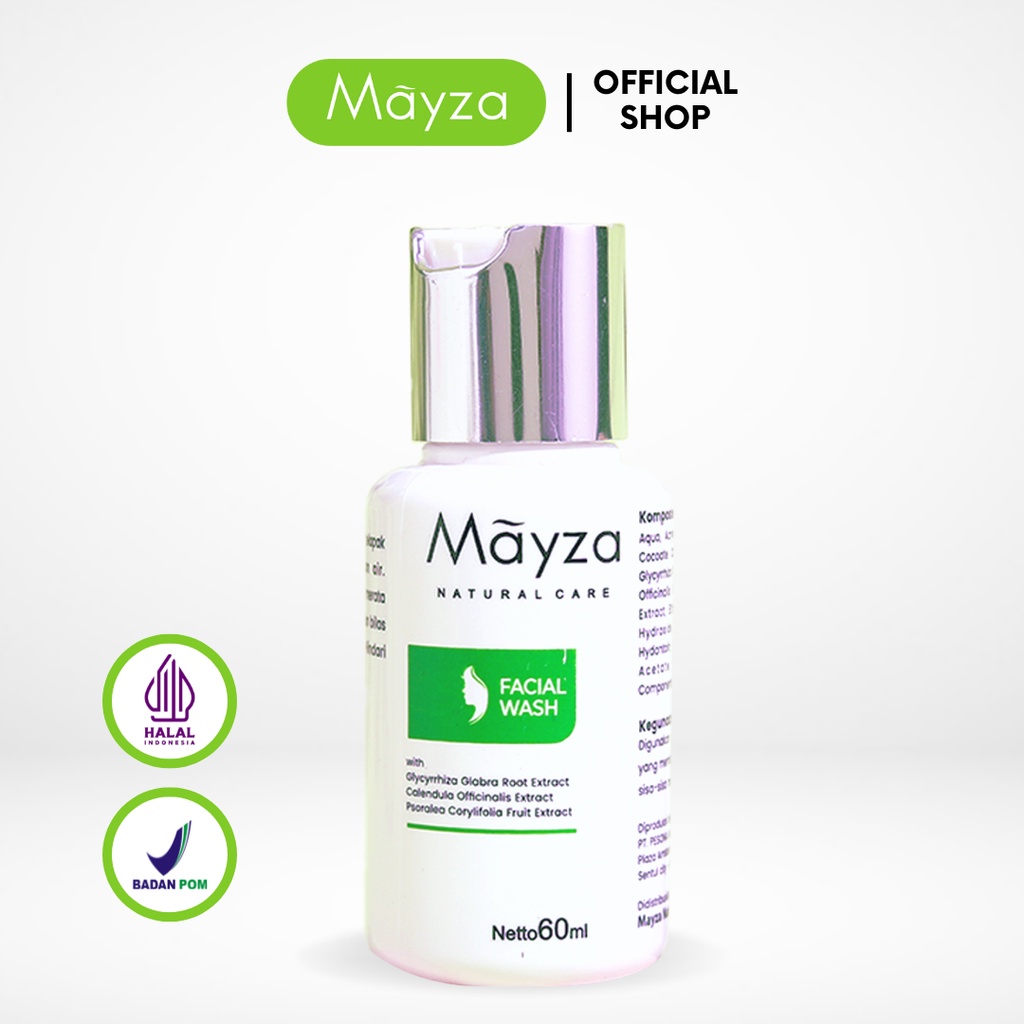 Jual Mayza facial wash sabun cuci wajah glowing niacinamide hilangkan ...