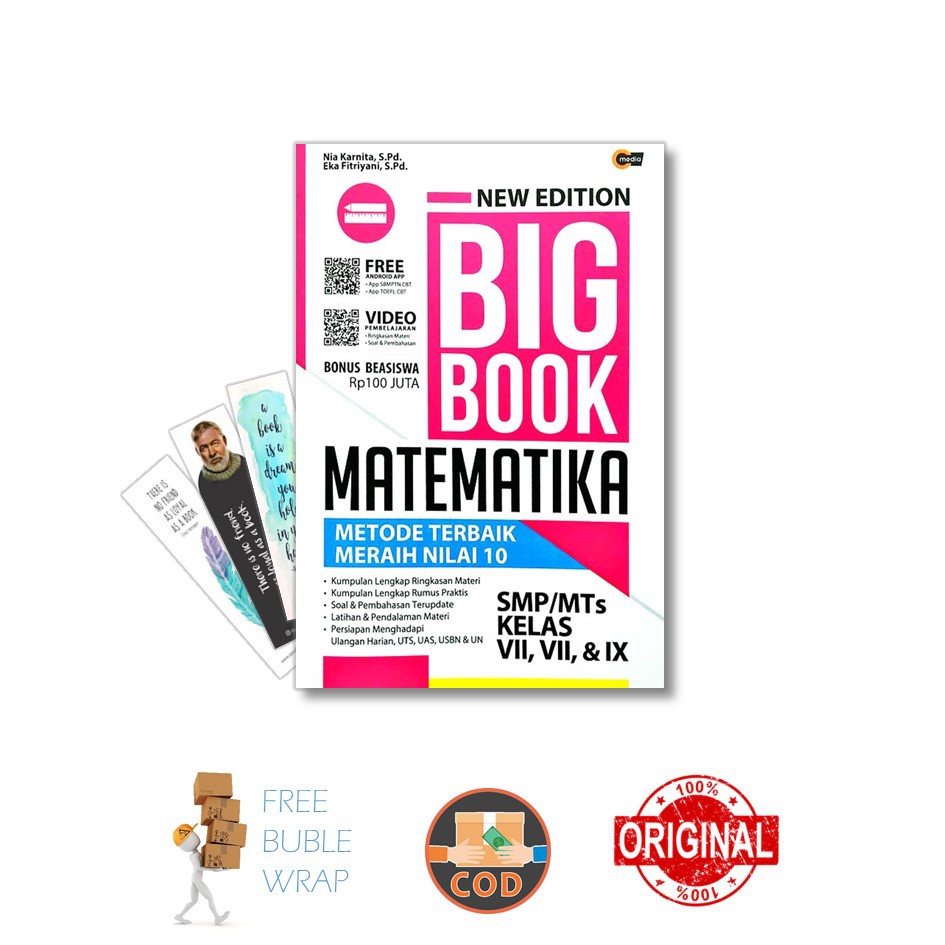 Jual Buku New Edition Big Book Matematika SMP/MTS Kelas VII, VIII & IX ...