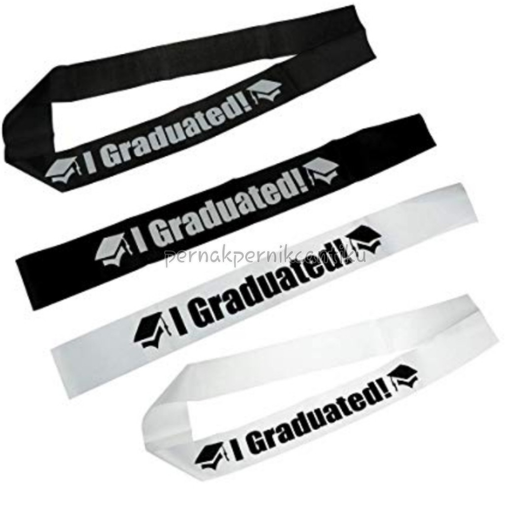 Jual Sash Selempang Graduation / Sash Congratulations / Sash Selempang ...