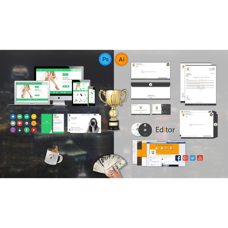 Tutorial Graphic Design Menggunakan Photoshop dan Illustrator | Shopee ...