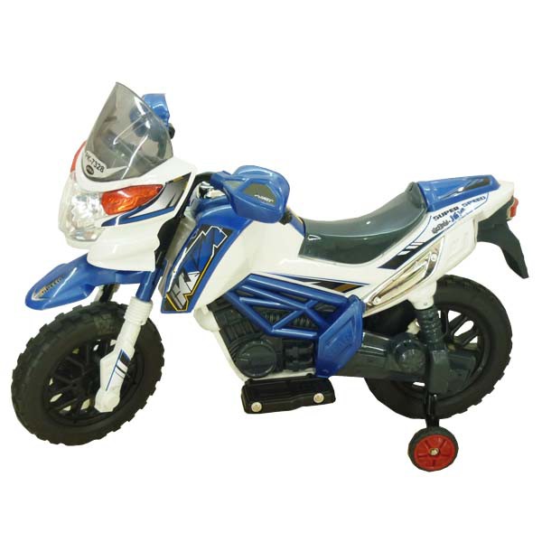 Jual mainan anak sepeda motor aki pliko pk 7328 motocross mobil accu ...