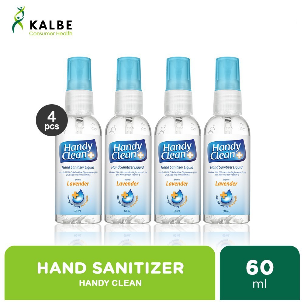 Jual Handy Clean Hand Sanitizer Spray 60ml Dari Kalbe | Shopee Indonesia