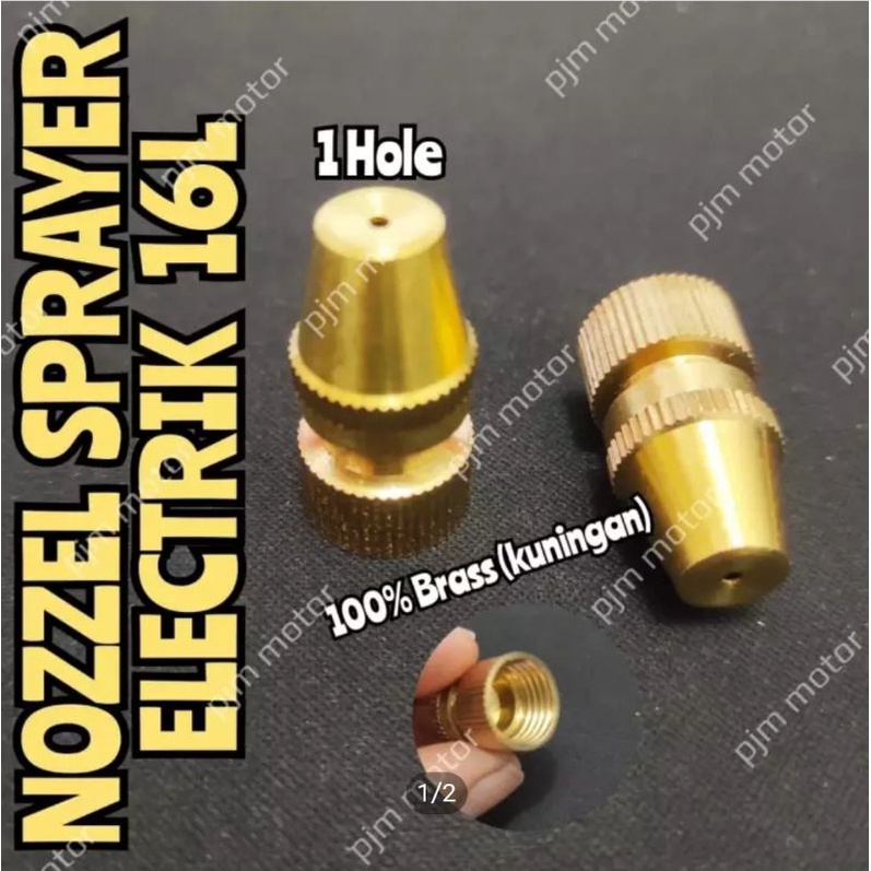 Jual 1 hole Nojel kuningan nozzle nozle nozel spuyer mesin sprayer ...