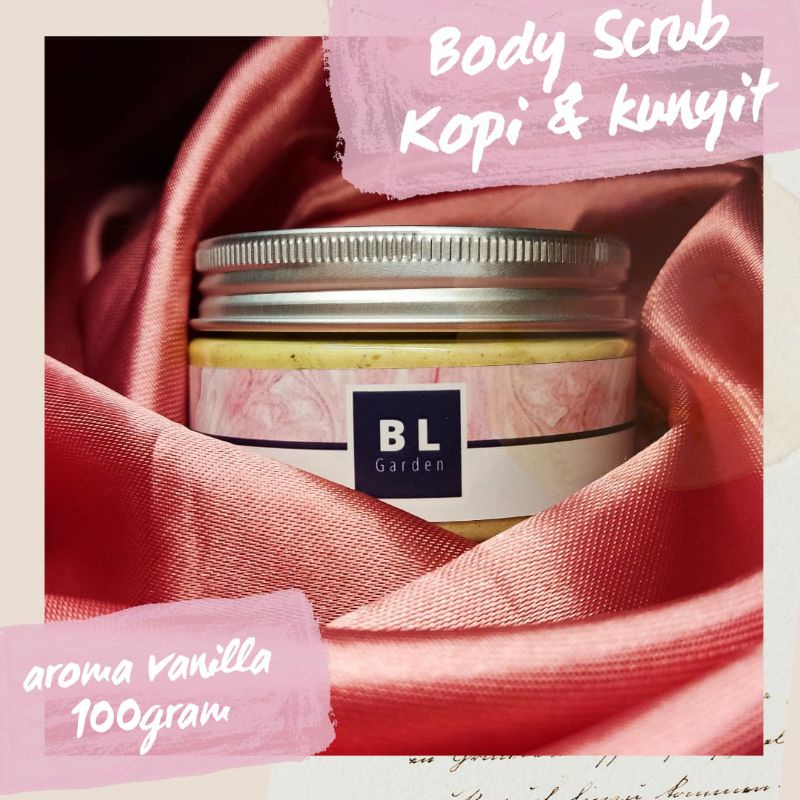 Jual Body Scrub Natural / Body Scrub Kopi Kunyit Aroma Vanilla | Shopee ...