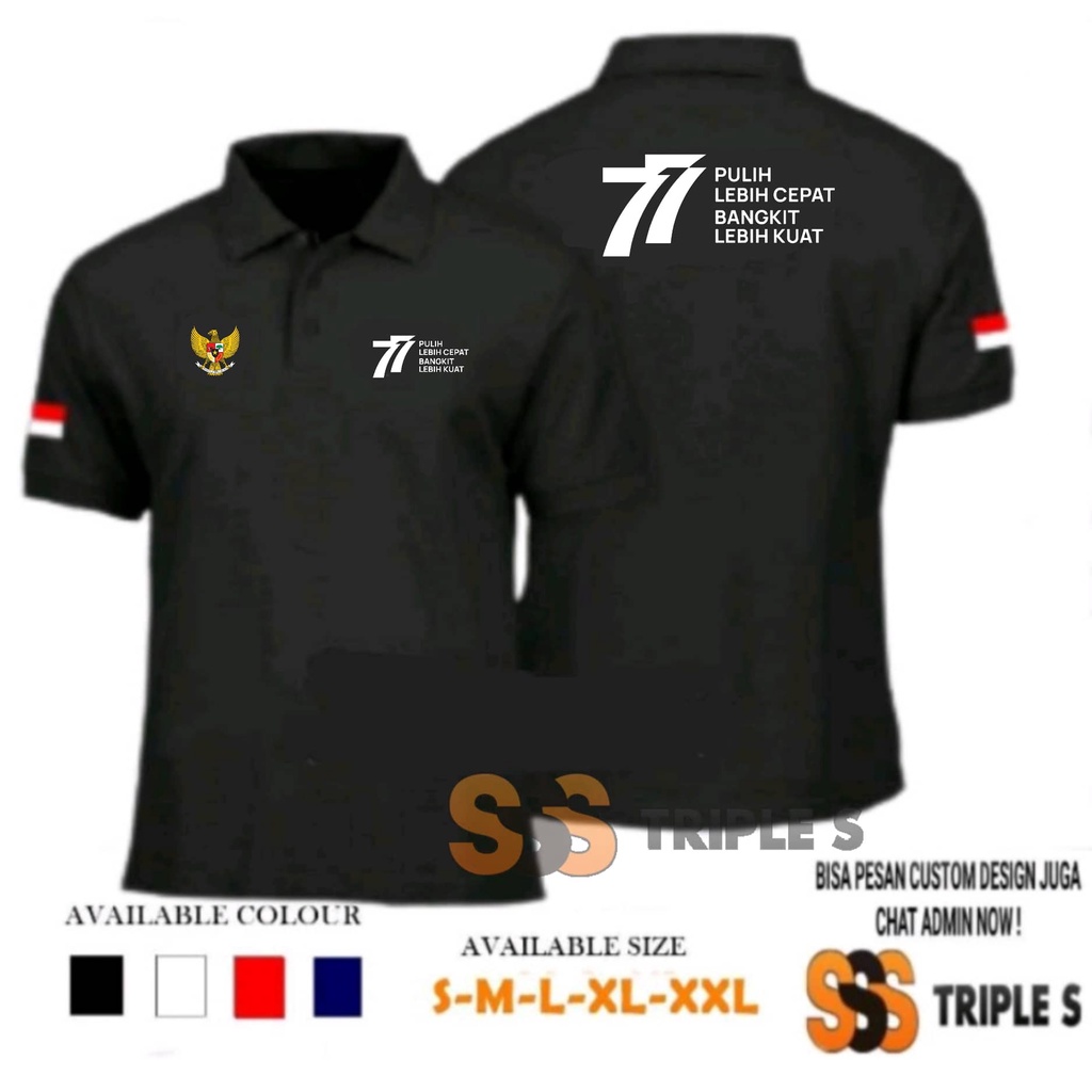 Jual POLO SHIRT/KAOS KERAH HUT RI KE 77 PULIH BANGKIT POLO DIRGAHAYU ... Jual POLO SHIRT/KAOS KERAH HUT RI KE 77 PULIH BANGKIT POLO DIRGAHAYU ...