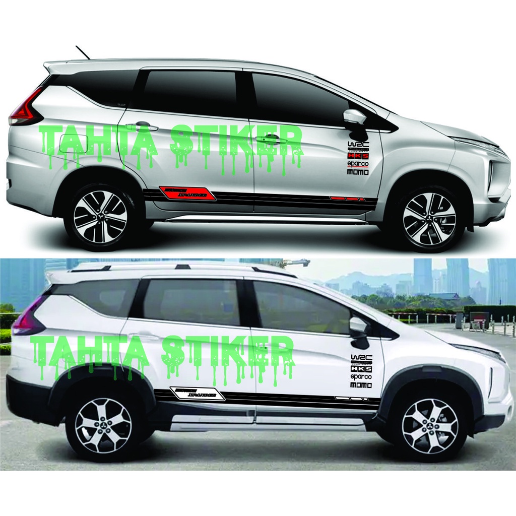 Jual Baru stiker mobil xpander cutting sticker xpander list stripe mobil mitsubishi xpander jdm ...