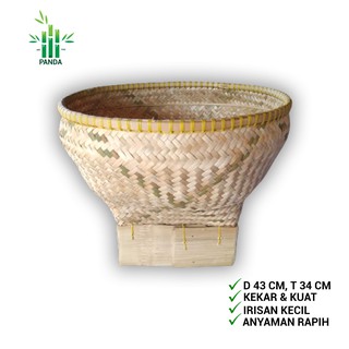 Jual Bakul Nasi Bambu Jumbo 10lt Kulit Bambu Boboko Besar Wakul Ceting ...