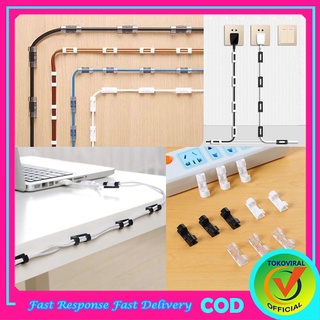 Jual Klip Klem Kabel Tempel 1 Pack Isi 20 Pcs / Klip Perapih Kabel ...