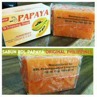 Jual SABUN PEPAYA RDL ORIGINAL/ SABUN PEPAYA RDL PHILIPINE | Shopee ...