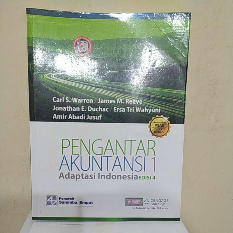 Jual pengantar akuntansi 1 adaptasi Indonesia edisi 4 carl s warren dkk | Shopee Indonesia