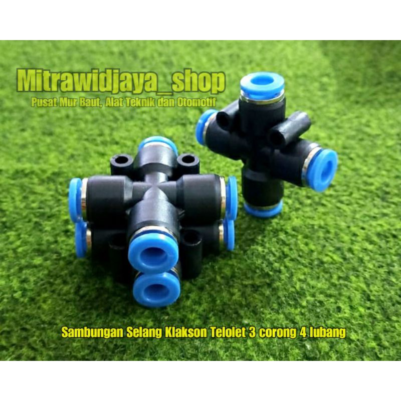 Jual Sambungan Selang Ori Klakson Telolet 3 Corong 4 Lubang Nepel Klakson Telolet sambungan ...